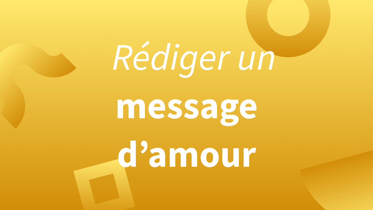 Les plus beaux messages d’amour