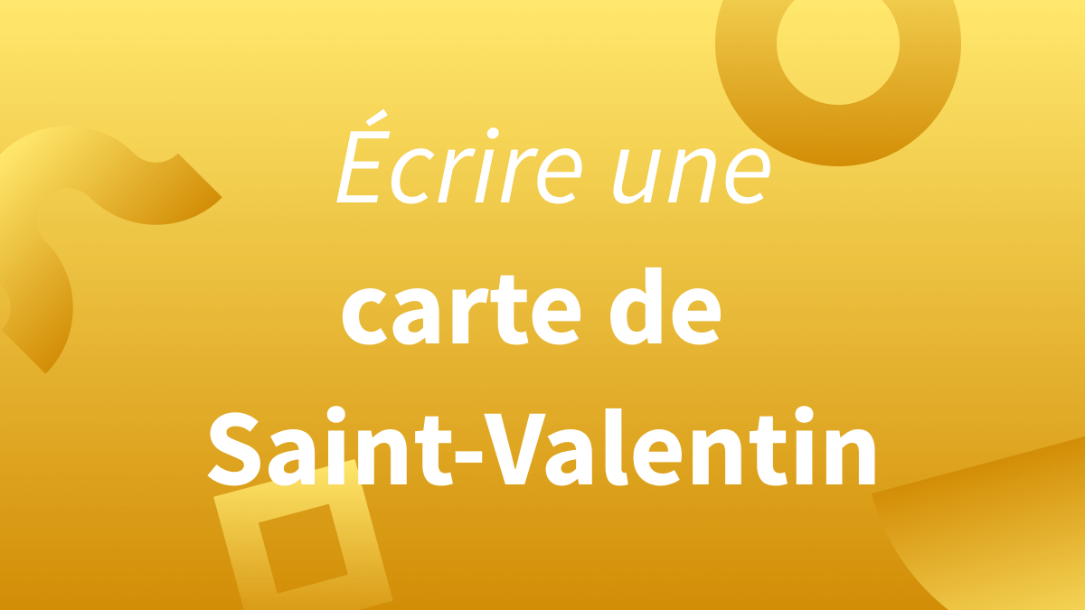 Message Saint-Valentin – exemples