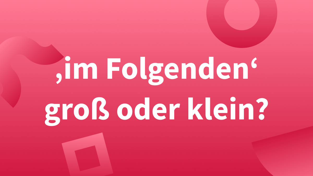 Das Andere Groß Oder Klein | Education Suisse