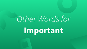 Other Words for Important