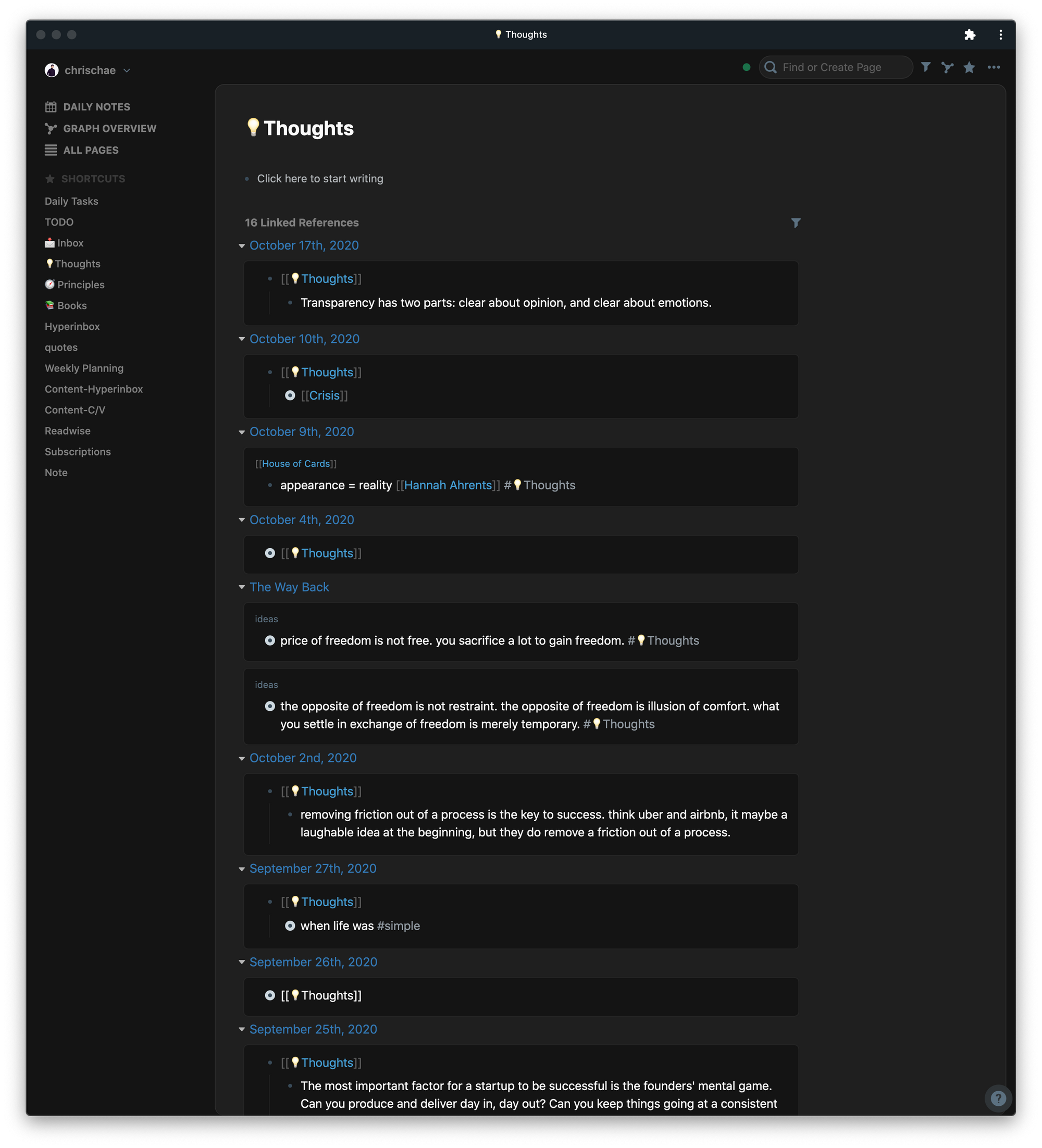 Roam Research Roam Research