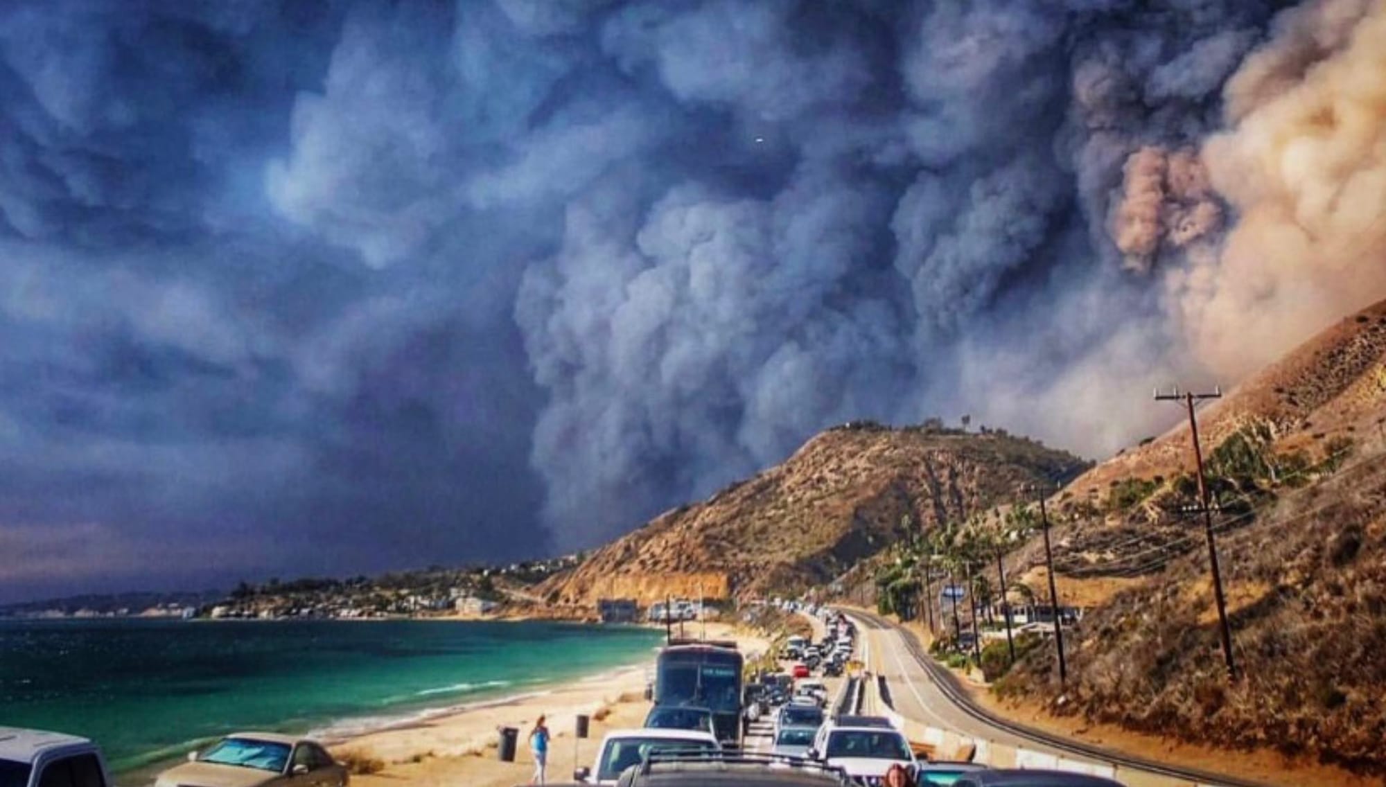 Fires Continue As Santa Ana Winds Return