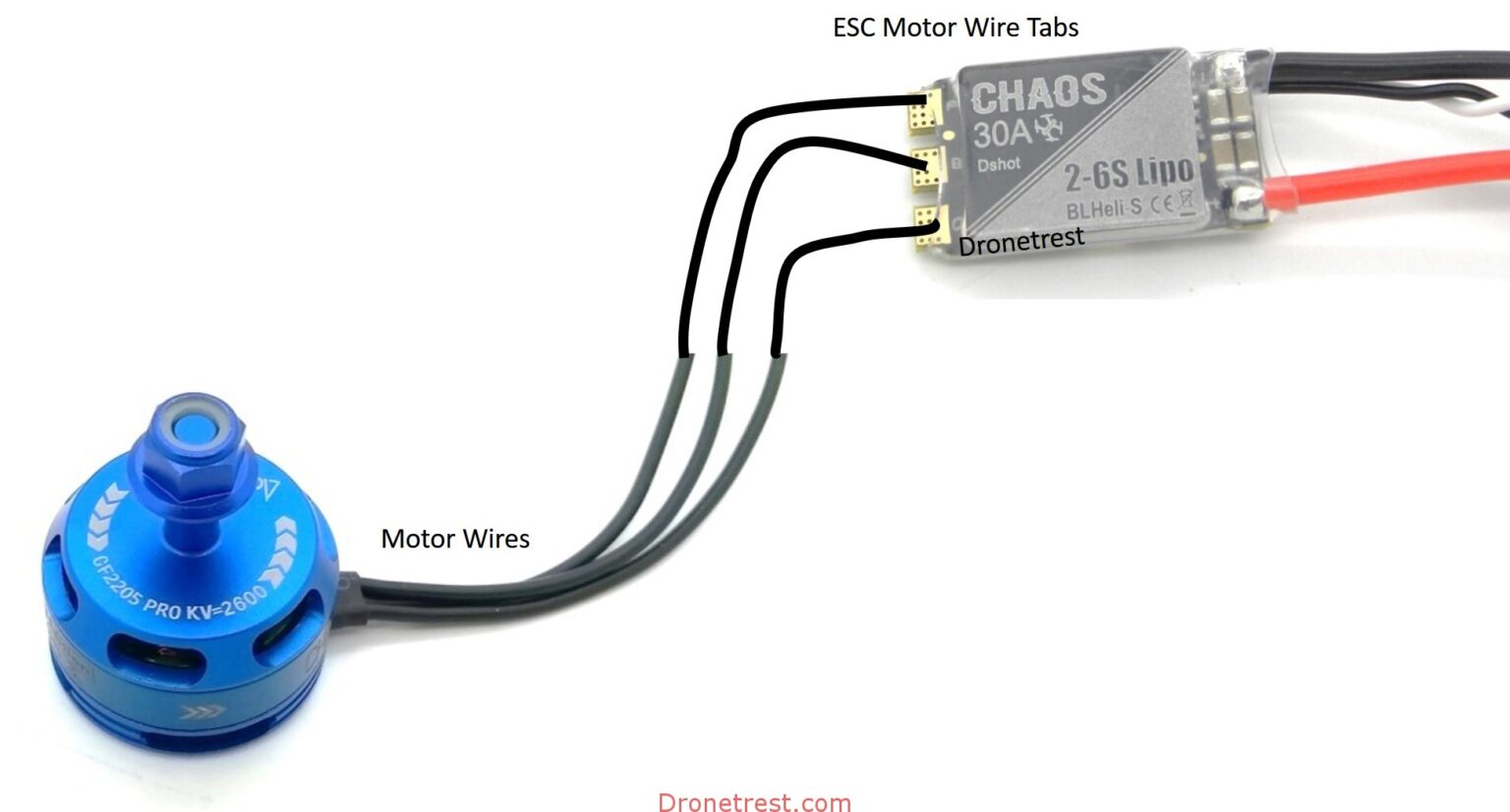 How To Connect Quadcopter Motors and ESC