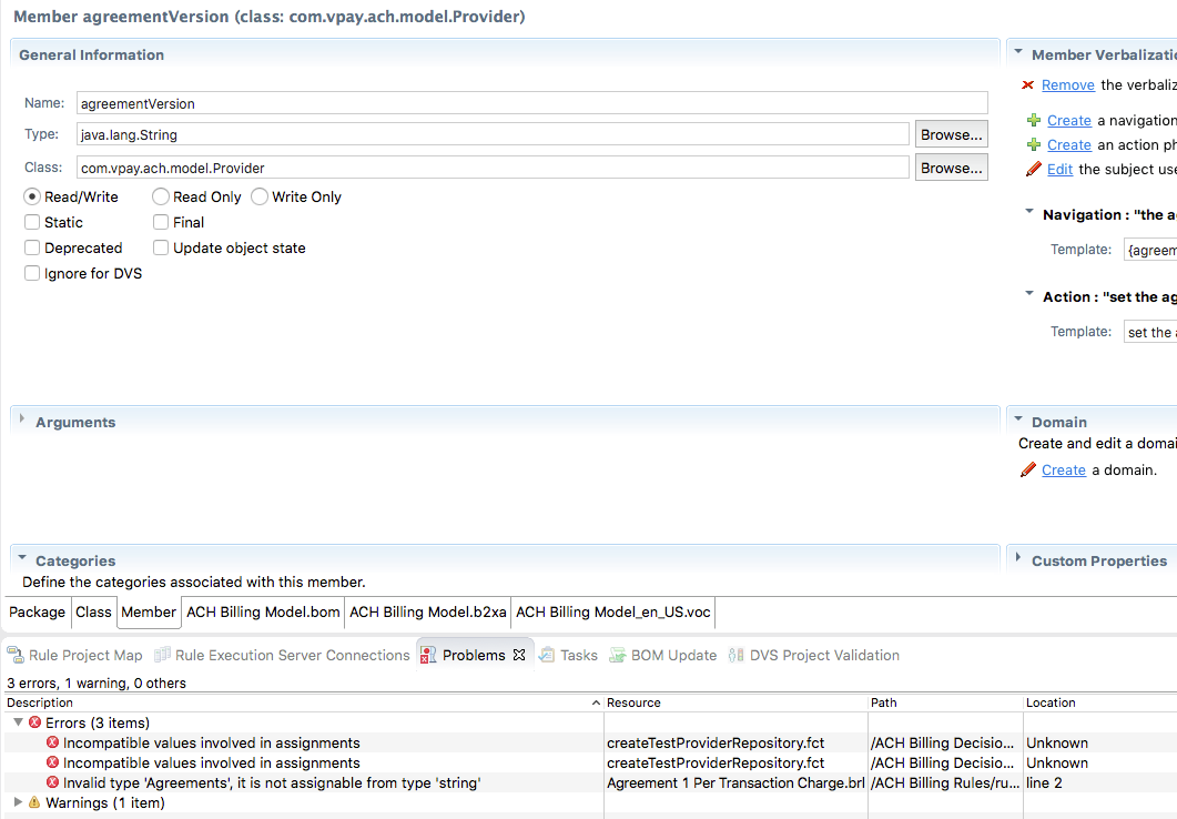 Using BOM Update Configurations in IBM Operational Decision Manager (ODM)