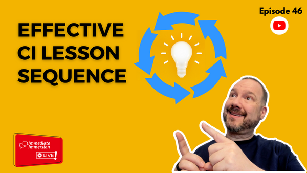 The Art of the Effective CI Lesson Sequence